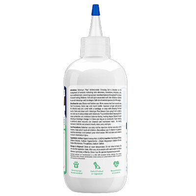 VETERICYN ANTIMICROBIAL, ALL ANIMAL, DRESSING GEL, 8oz - Palmer Feed ...