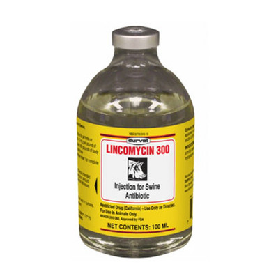 LINCOMYCIN 300 INJECTABLE 100ML, (LINCOMYCIN HYDROCHLORIDE) - Palmer ...