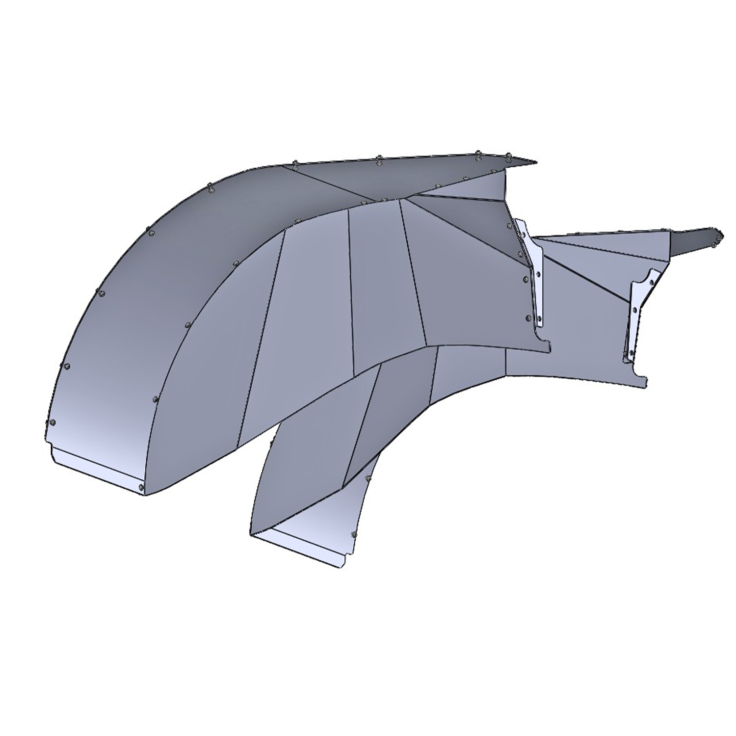 JEEP TJ/LJ SAVVY LEGACY FRONT INNER FENDERS FOR HIGHLINE FENDERS