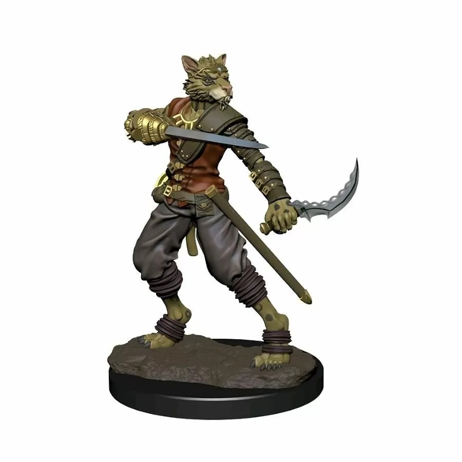 Dungeons & Dragons - Icons of the Realms Tabaxi Rogue Male Premium Figure