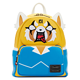 Sanrio - Aggretsuko Two Face Cosplay 10” Faux Leather Mini Backpack