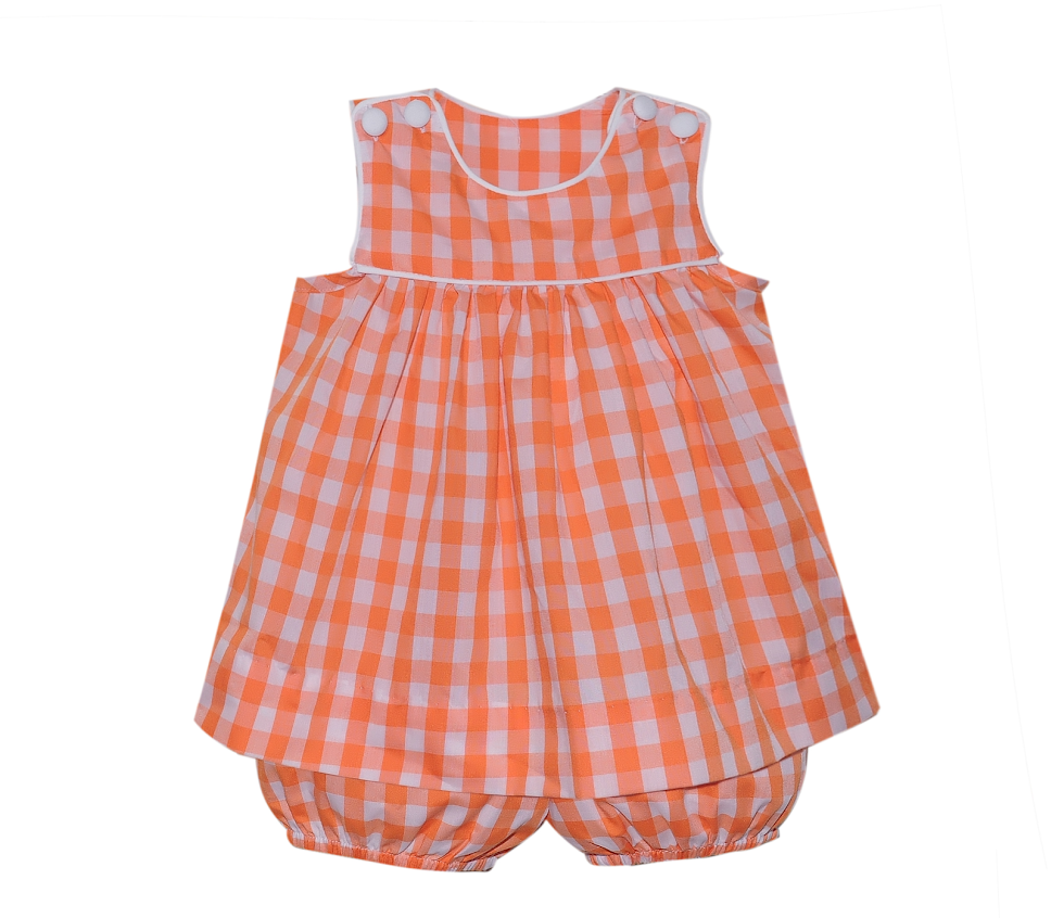 Orange/White Bloomer Set - Remember Nguyen