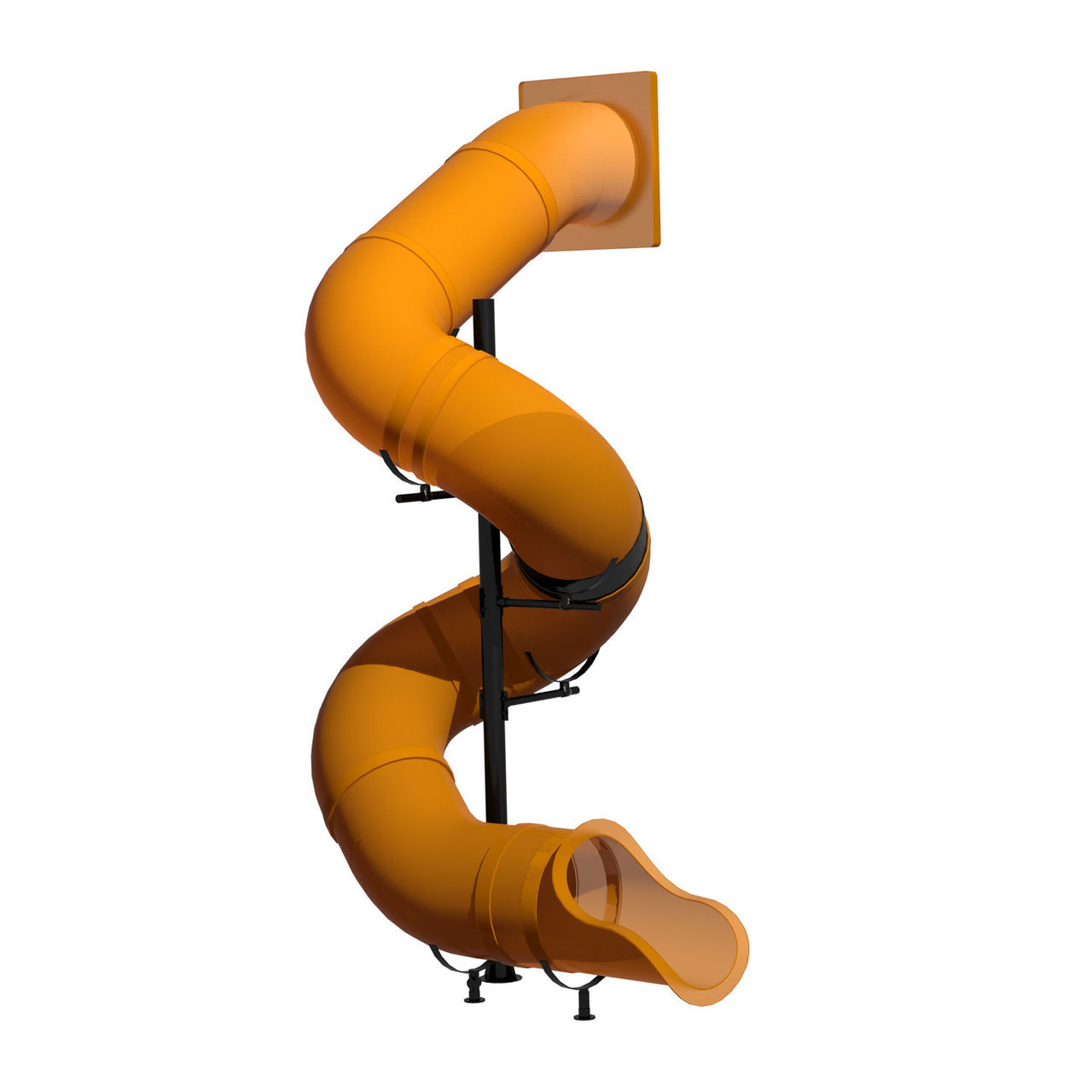 14' Spiral Tube Slide - CustomSlides.com