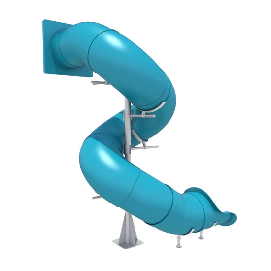 11' Spiral Tube Slide - CustomSlides.com