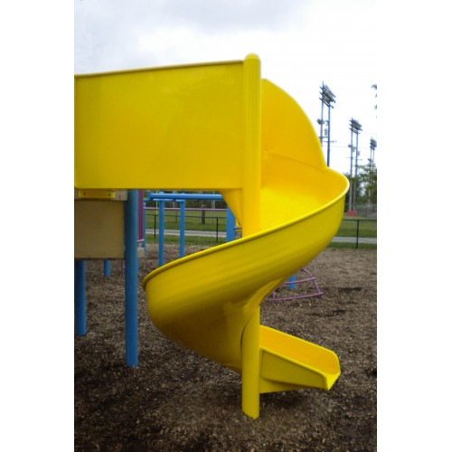 Aluminum Open Spiral Slide - CustomSlides.com