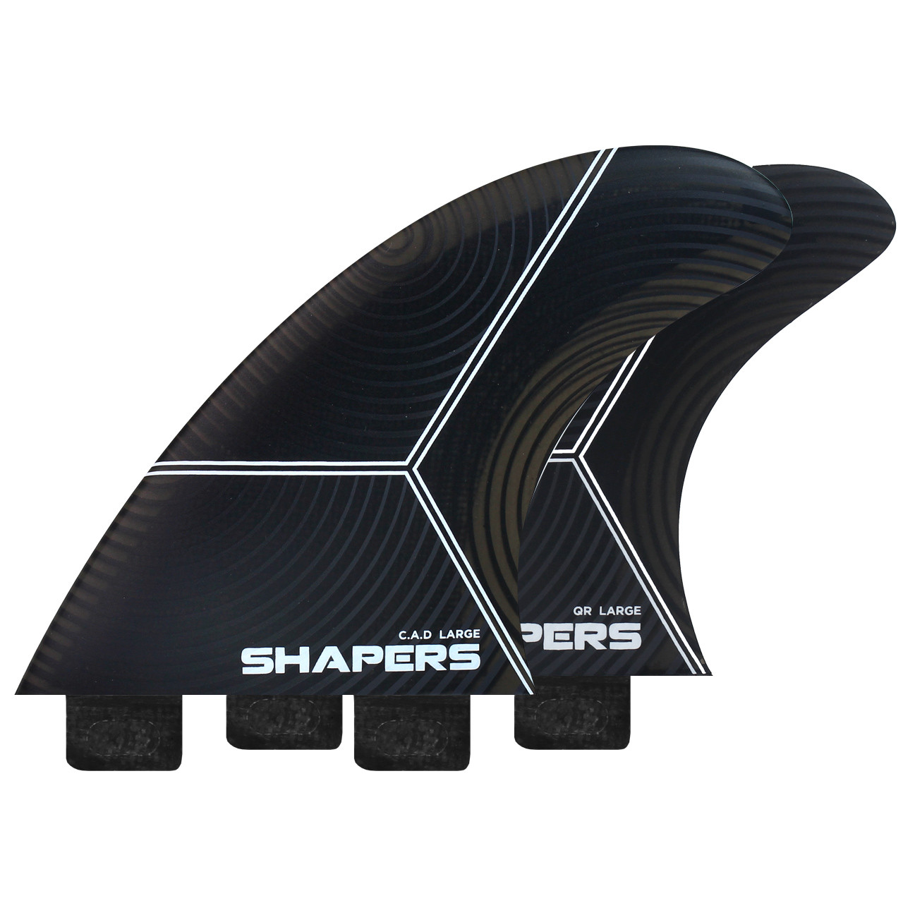 Fins - Quad Fins - L: 85-100kgs/185-220lbs - Shapers Manufacturers Co