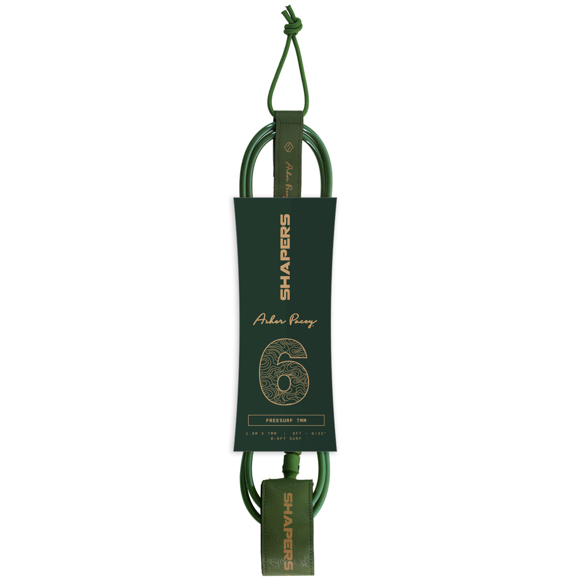 Asher Pacey 6ft Leg Rope | Durable Surf Leashes | Shapers Surf Co.