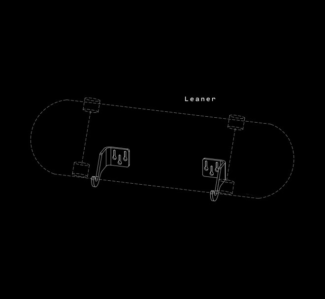 Ghost Racks - Skateboard Horizontal Wall Racks