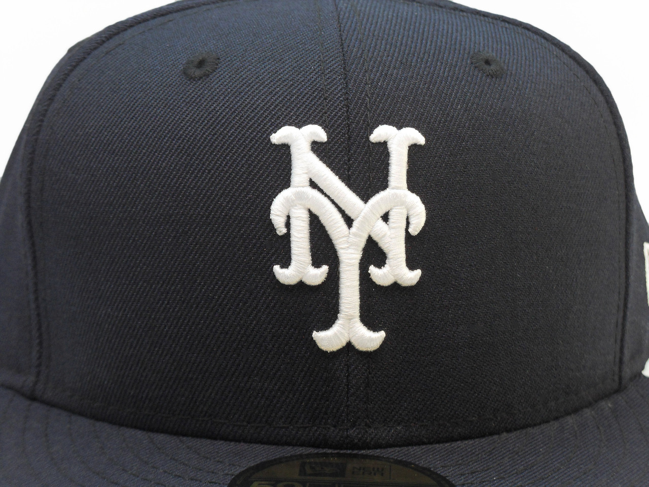 New York Mets New Era Custom 59Fifty Fitted Hat - Navy Blue, White