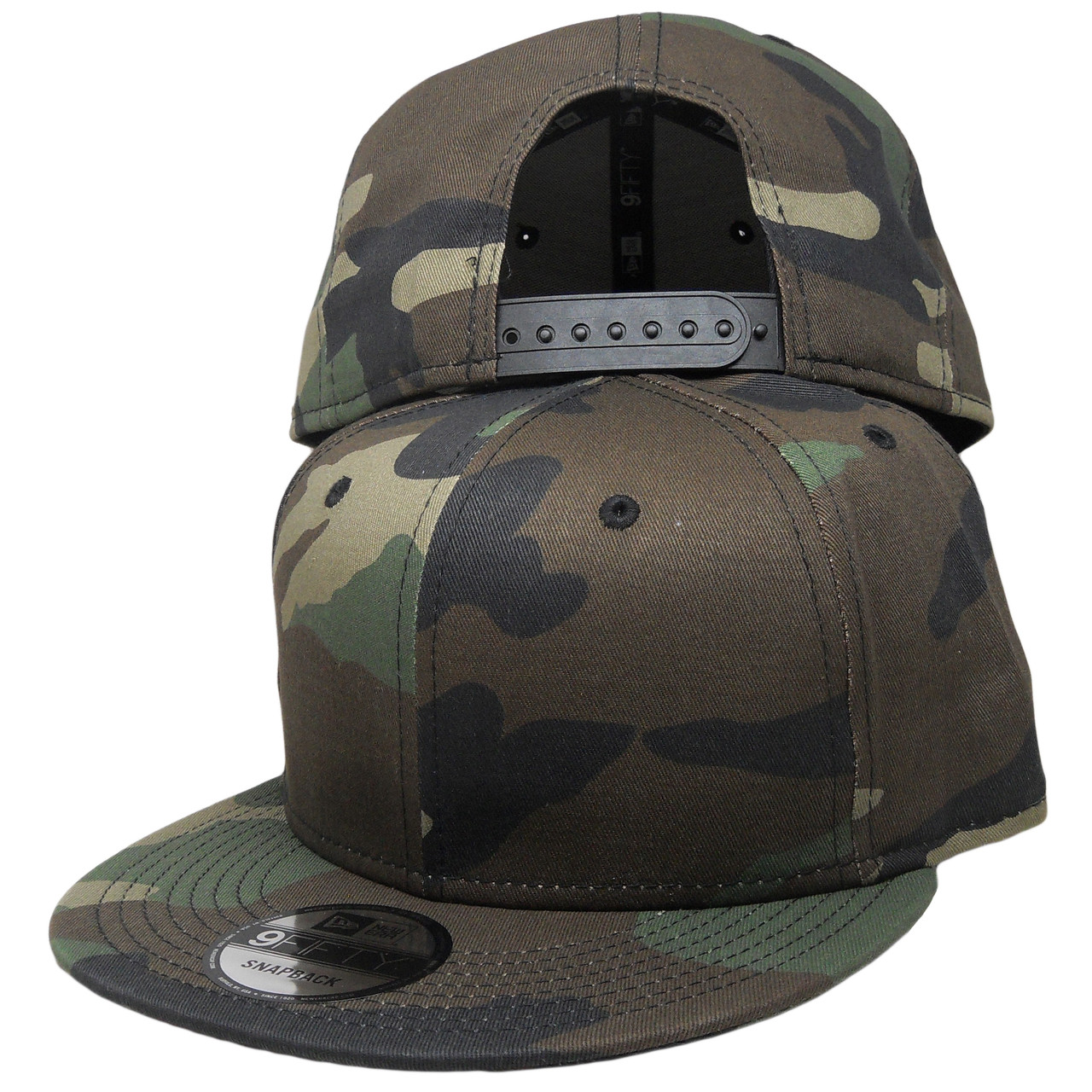 Plain Blank New Era 9Fifty Snapback Hat - All Camouflage ...
