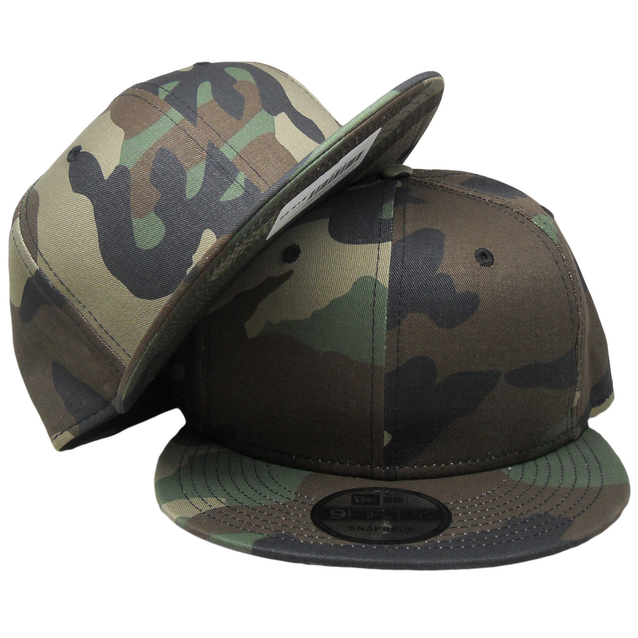 Plain Blank New Era 9Fifty Snapback Hat - All Camouflage ...