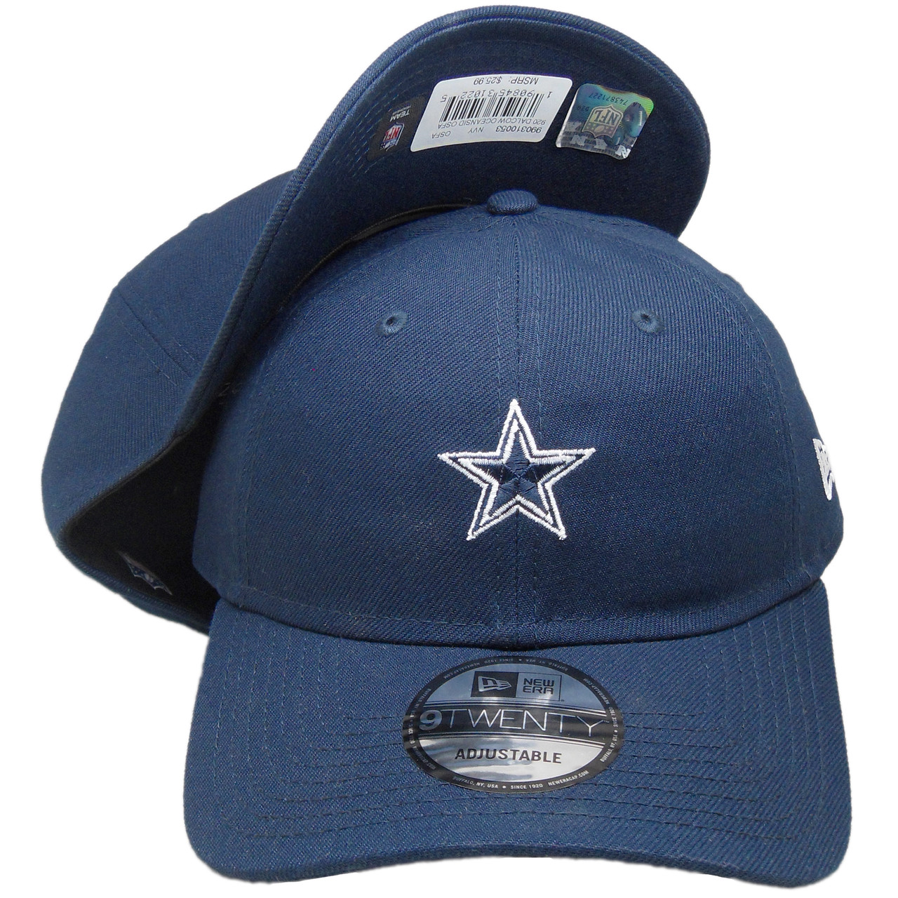 Dallas Cowboys Small Logo NE 9Twenty Adjustable Hat - Navy, White ...