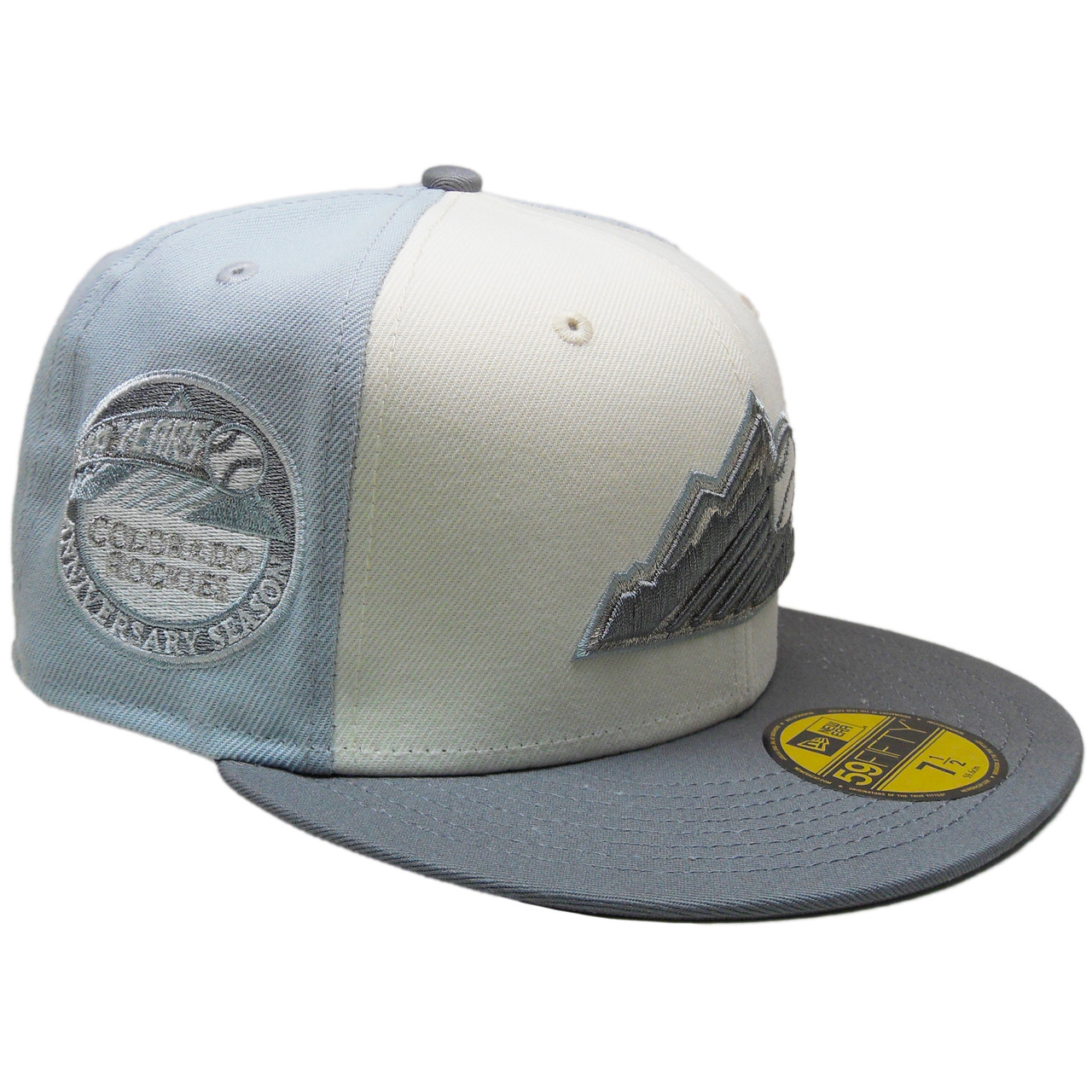 Colorado Rockies New Era 10 Anniversary 59Fifty Fitted - Cream, Gray ...