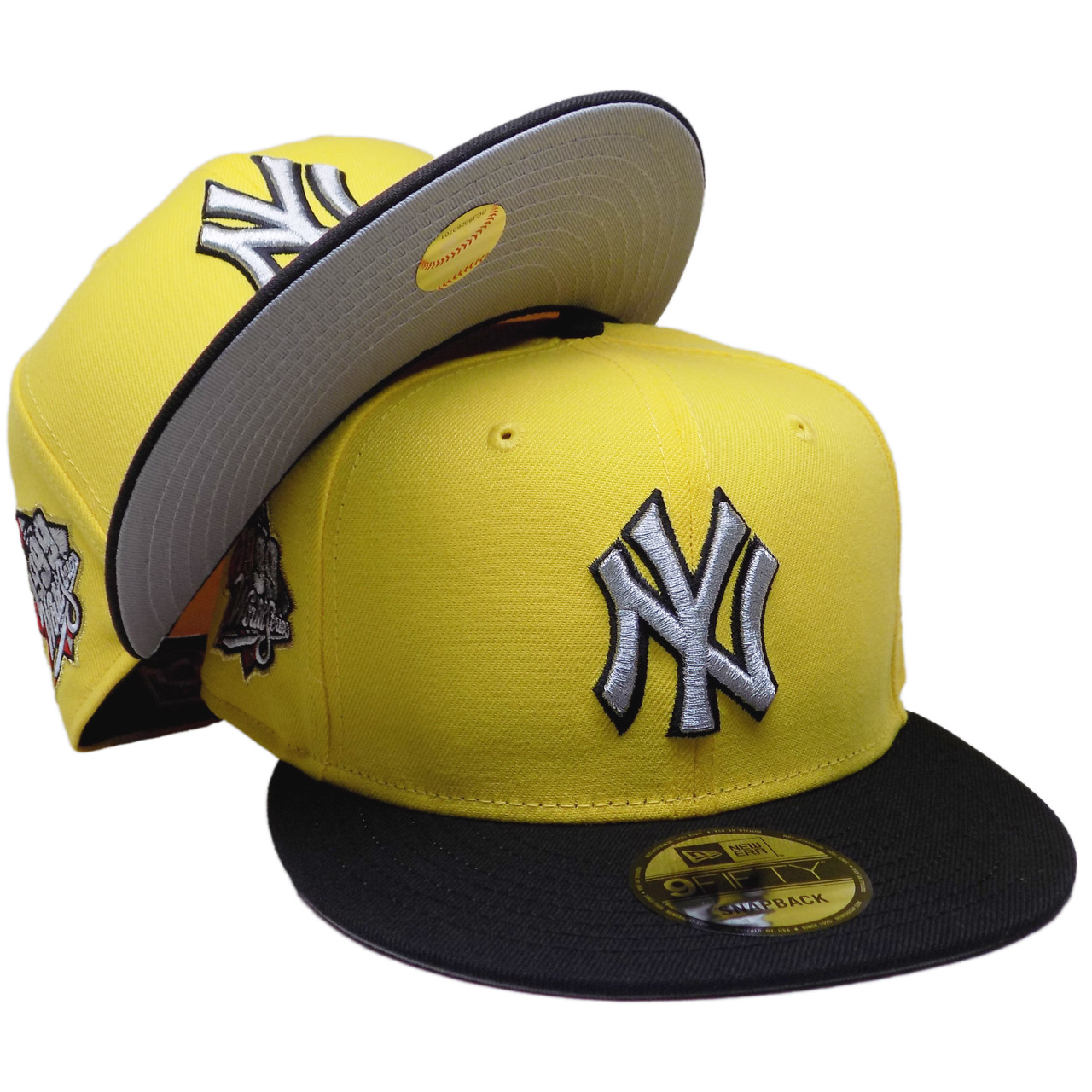 New York Yankees 99 WS Custom NE 9Fifty Snapback - Yellow, Black ...
