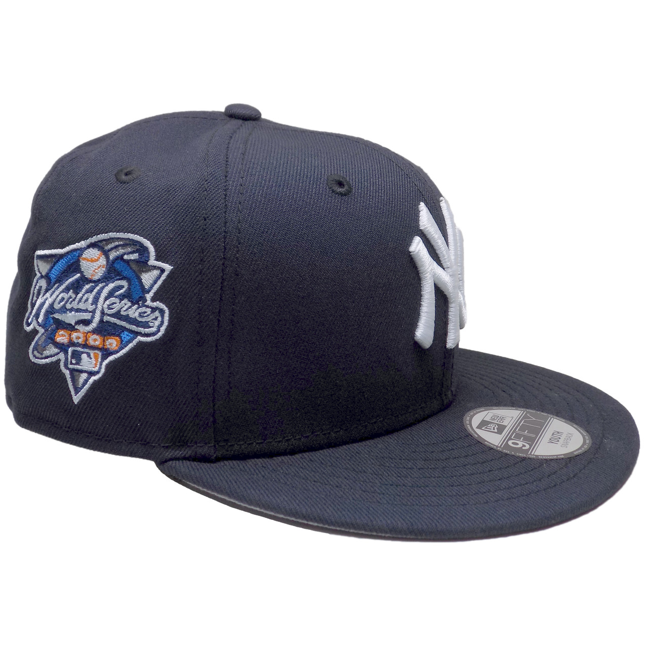 NY Yankees 2000 WS Custom KIDS New Era Snapback - Navy, White, Gray ...