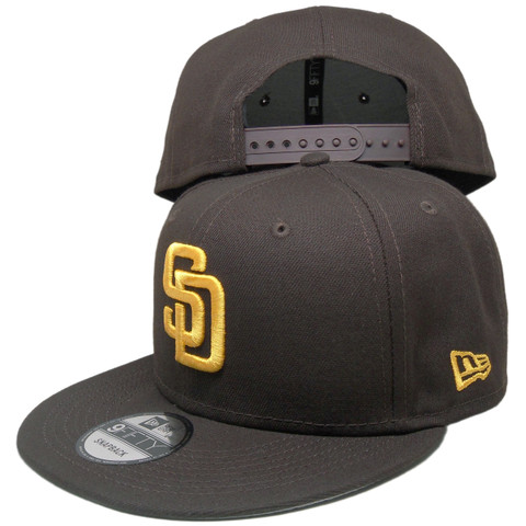 San Diego Padres New Era 9Fifty Snapback Hat - Brown, Gray, Yellow ...