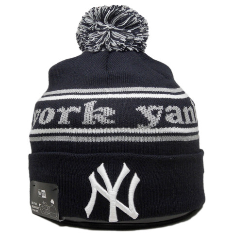 New York Yankees New Era Marquee Knit Hat - Navy, White, Gray ...