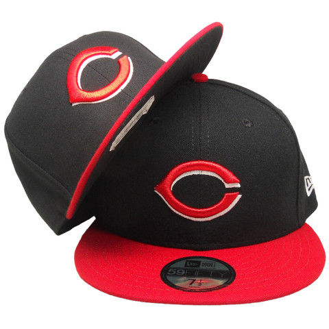Cincinnati Reds New Era Alternate Onfield Fitted Hat - Black, Red ...