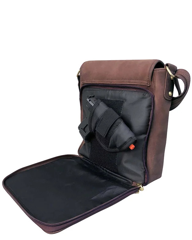 Leather concealed carry crossbody western Crossbody