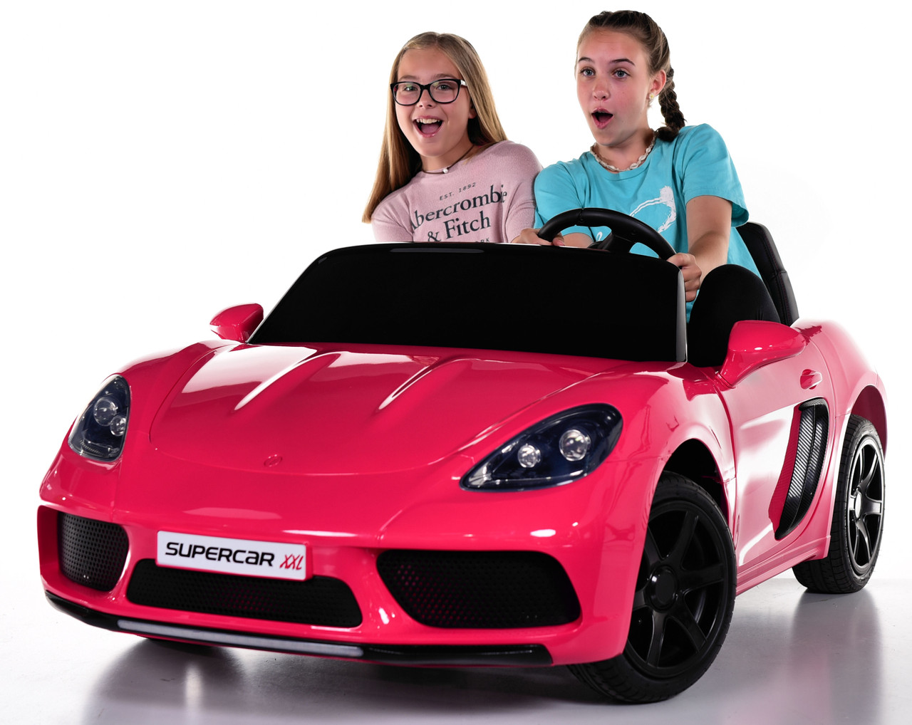 Giant 24v Big Kids Ride On Super Car XXL 180W Motor & Rubber Tires ...