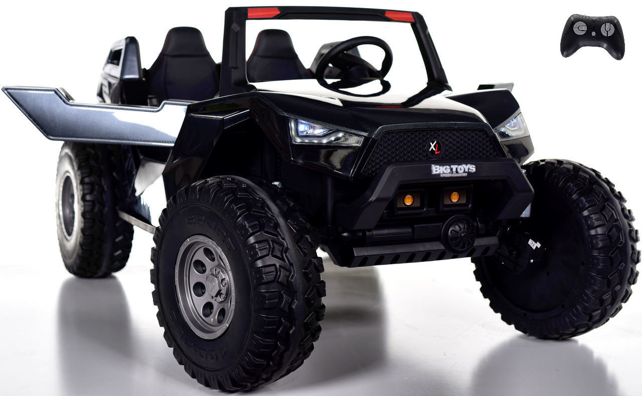 24v Challenger XL 2.0 4x4 Ride On Buggy w/ Leather Seat & Rubber Tires ...