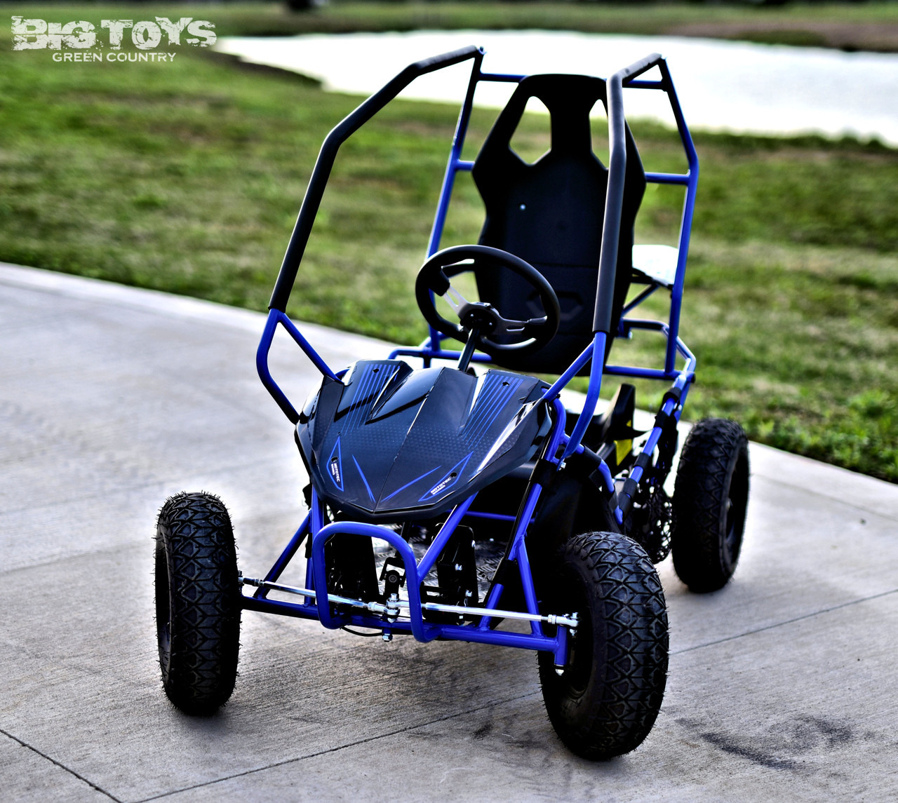 36v Maverick Go Kart 1000w w/ Upgraded Motor - Blue - Big Toys Green ...
