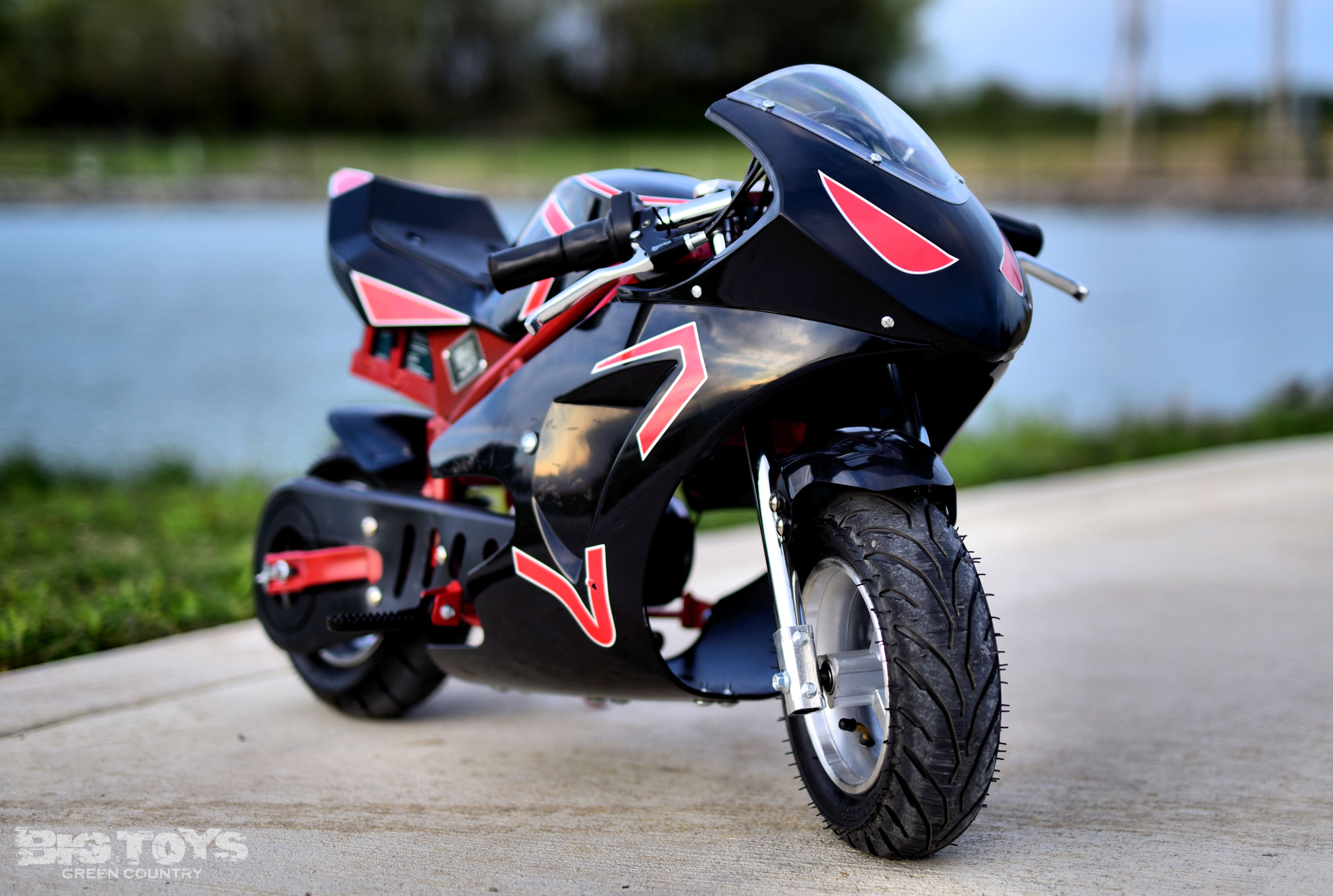 36v 500w Electric Pocket Bike GT - Red - Big Toys Green Country