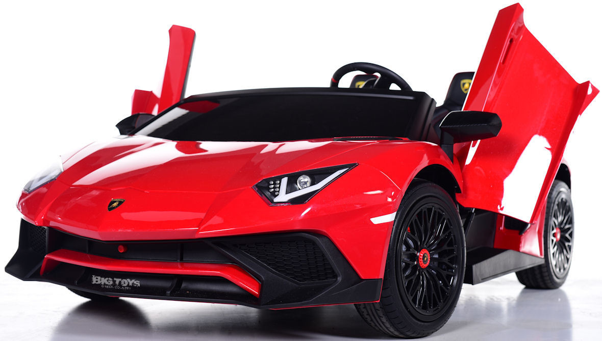 Giant 24v Big Kids Ride On Lamborghini XXL 180W Motor & Rubber Tires ...