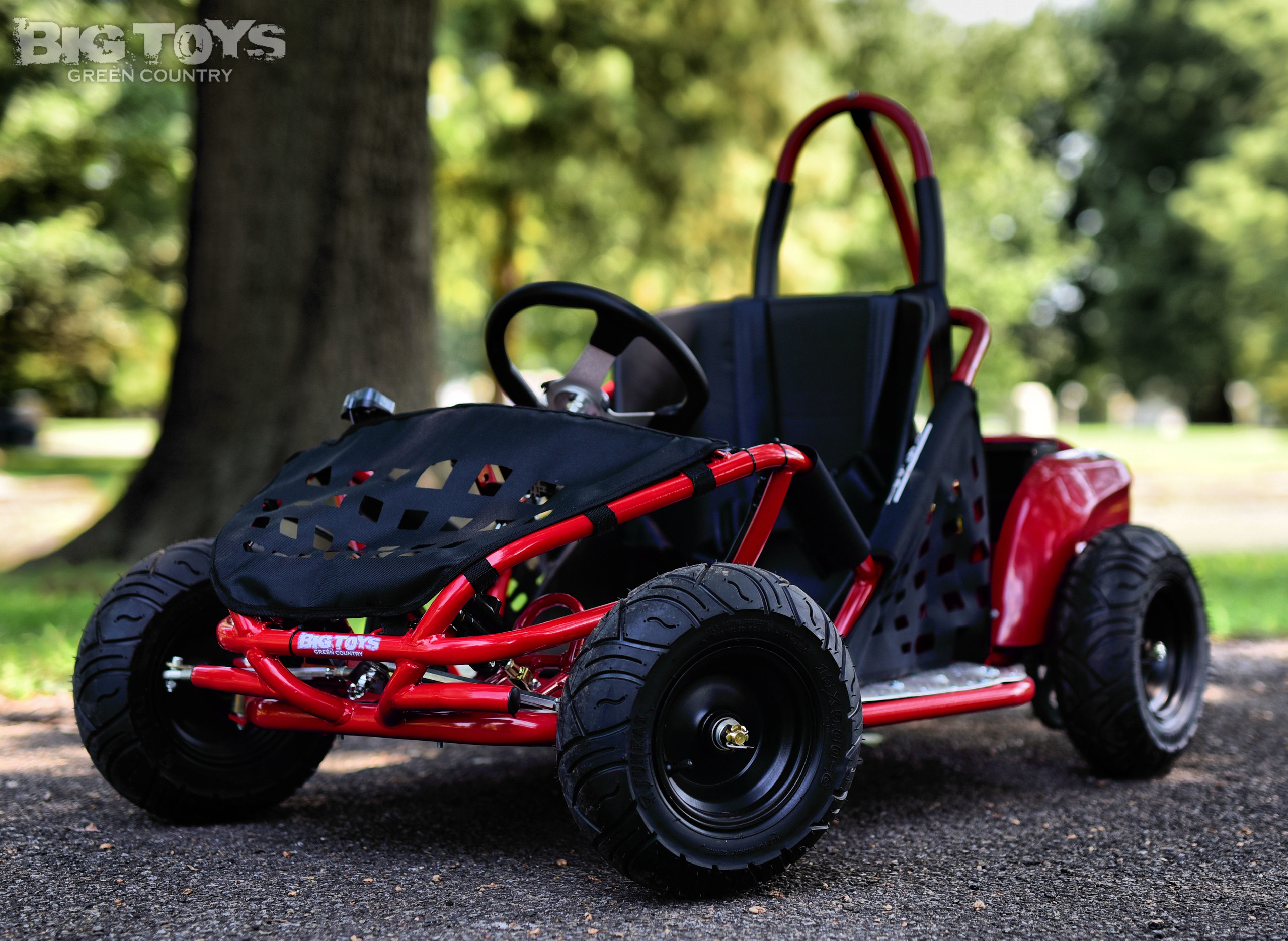 48v go kart with big motor and rubber tires