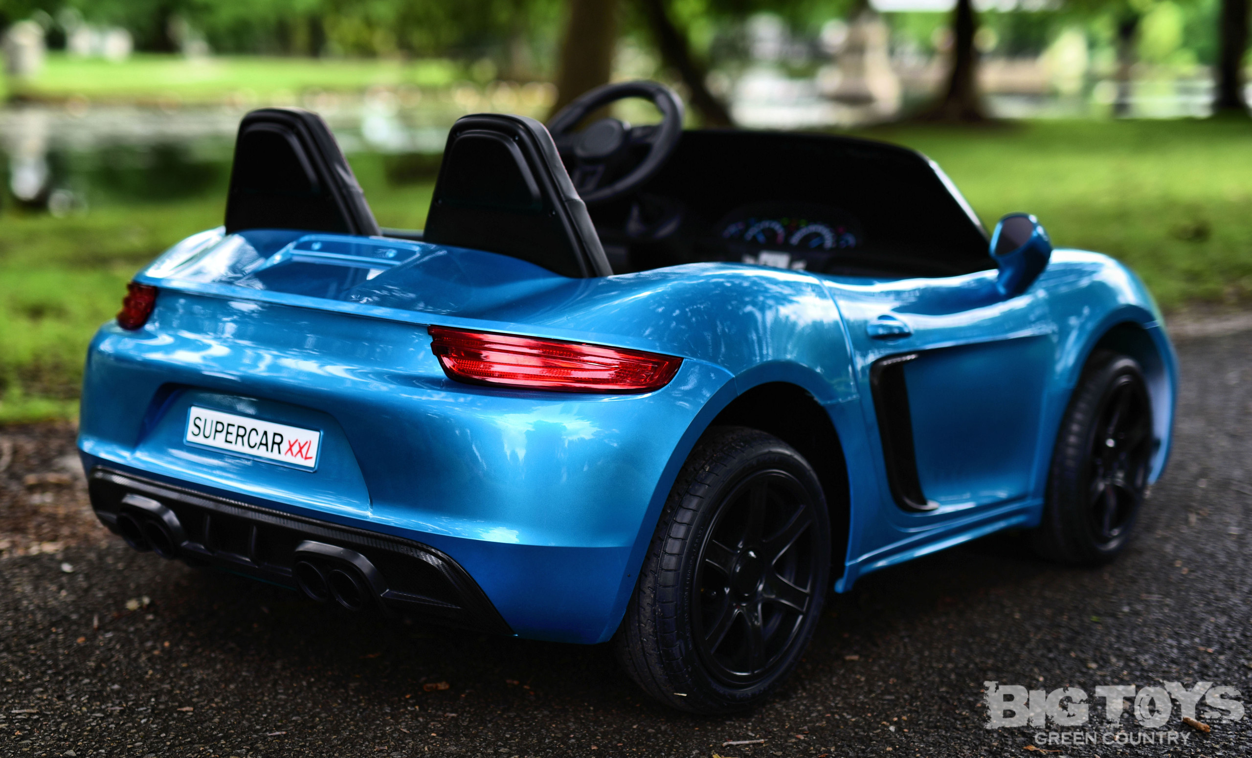 Giant 24v Big Kids Ride On Super Car XXL 180W Motor & Rubber Tires ...