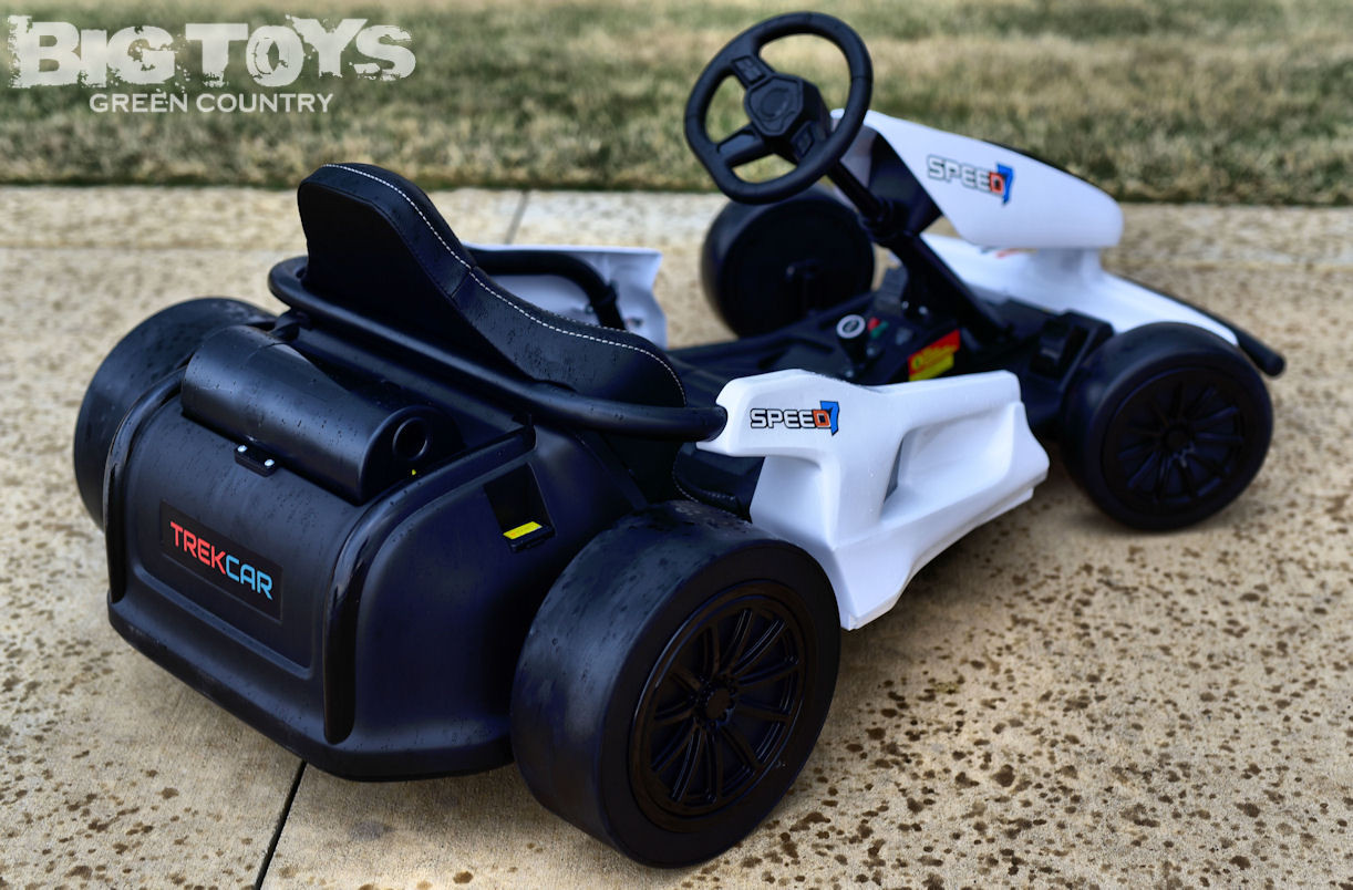 24v Bullet Electric Drift Kart w/ Upgraded Motors & Leather Seat ...
