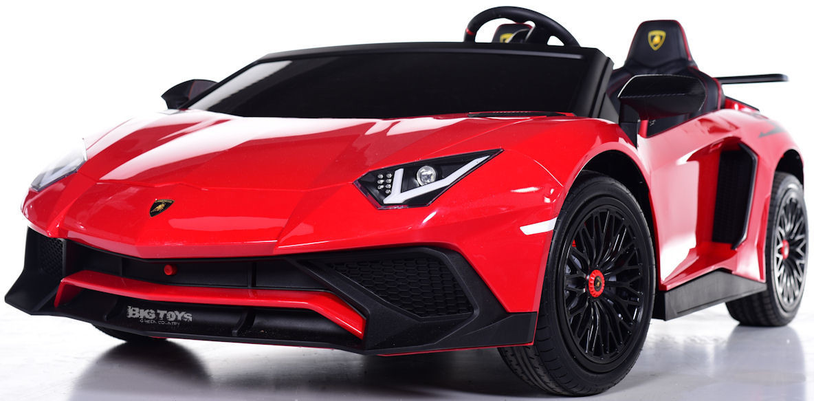 Giant 24v Big Kids Ride On Lamborghini XXL 180W Motor & Rubber Tires ...