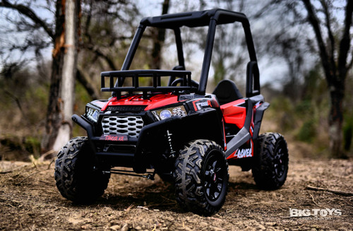 24v buggy ride on power utv rubber wheels