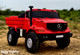 24v Mercedes Big Rig XL Ride On Truck w/ Leather Seat & Rubber Tires ...