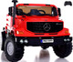 24v Mercedes Big Rig XL Ride On Truck w/ Leather Seat & Rubber Tires ...