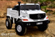 24v Mercedes Big Rig XL Ride On Truck w/ Leather Seat & Rubber Tires ...