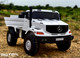 24v Mercedes Big Rig XL Ride On Truck w/ Leather Seat & Rubber Tires ...