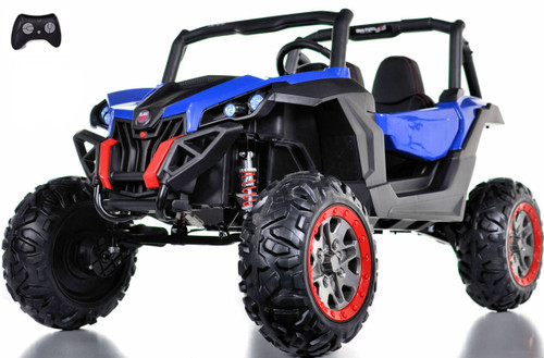 4x4 UTV Ride on Side X Side kids car offroad remote Blue