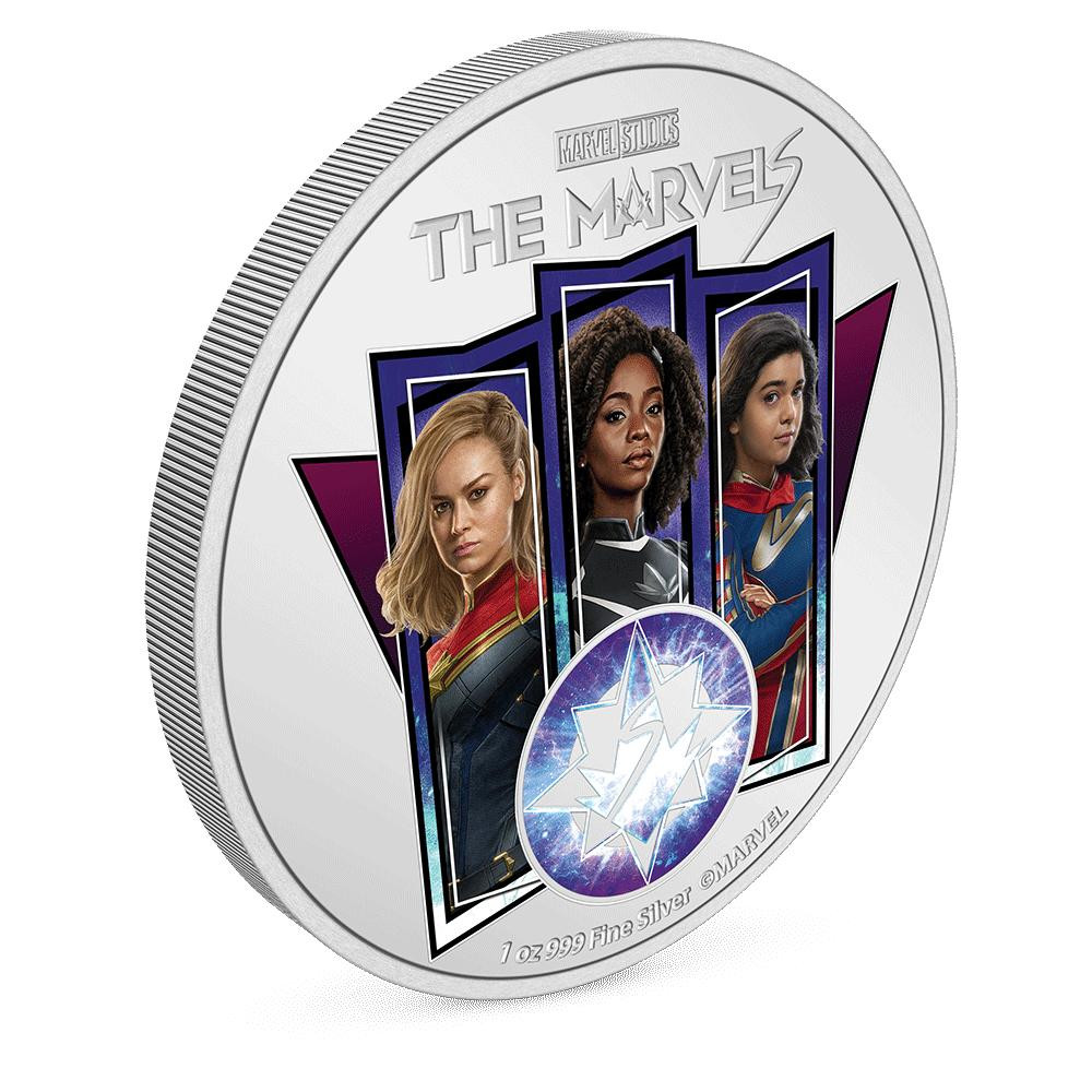 2023 Niue Marvel Studios The Marvels NGC 70 FR 1oz Silver Coin