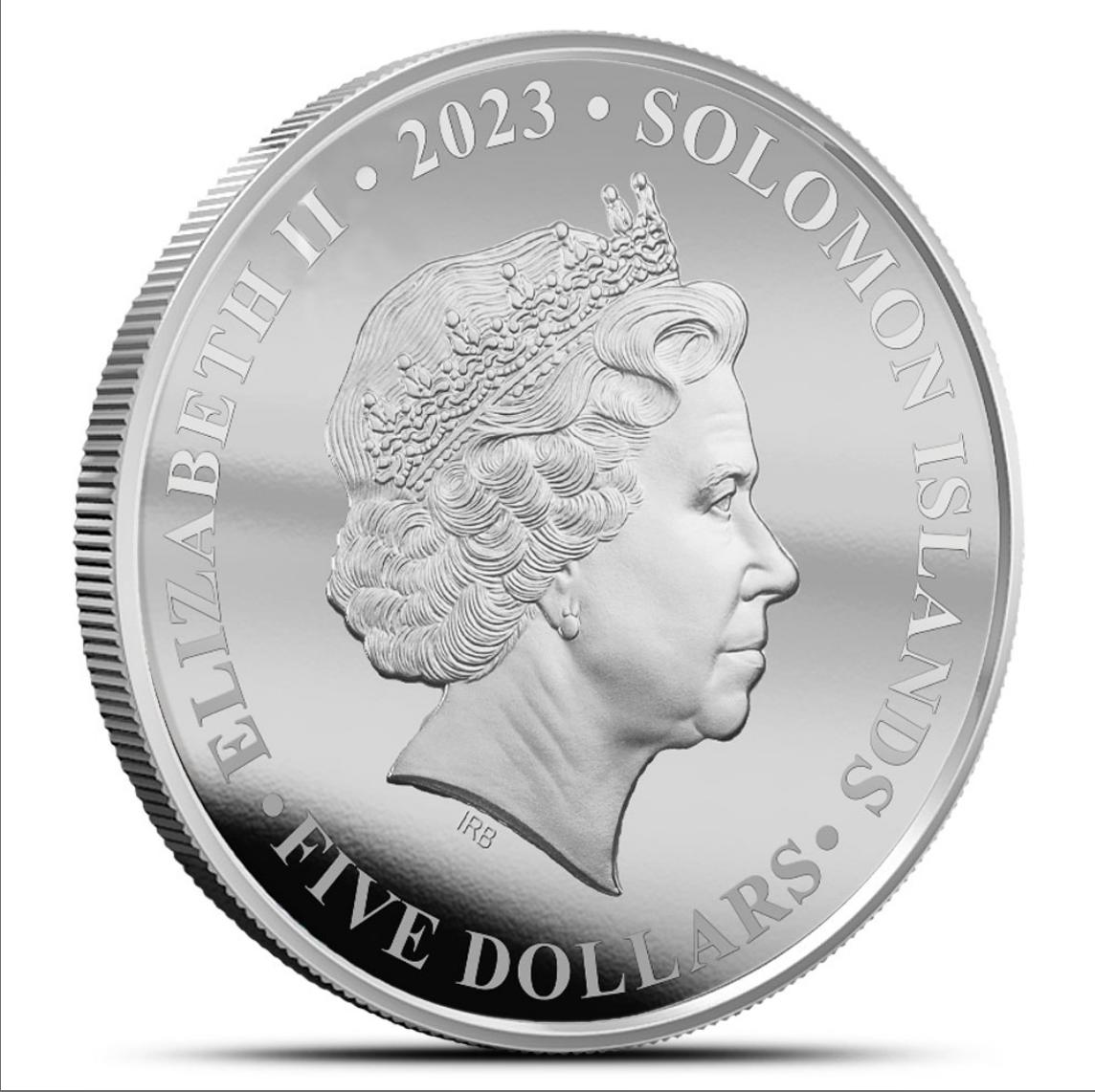 2023 Solomon Islands Disney 100 Simba Colorized Proof 1 oz Silver Coin ...