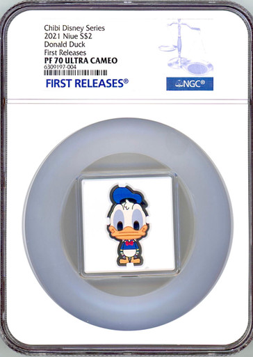 2021 Niue S$2 Chibi Coin Disney Series Donald Duck FR NGC PF70 UC Box ...