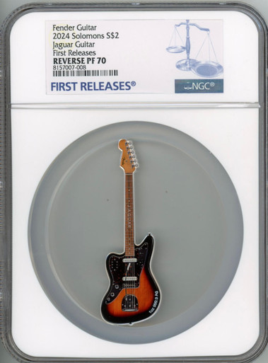 2024 PAMP 1oz Proof Fender Jaguar Silver Coin NGC 70 FR