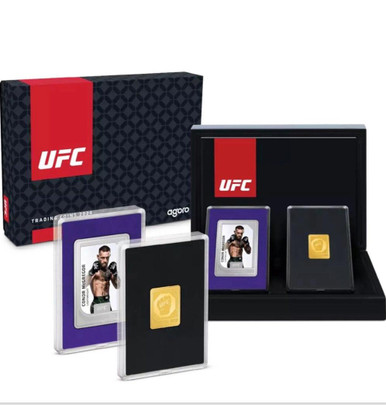 UFC Trading Coins 2 Silver Coin Set Sealed Box Agoro Officially ...
