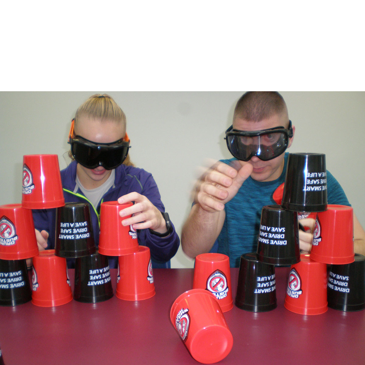 Drunk Busters Cup Stacking Challenge