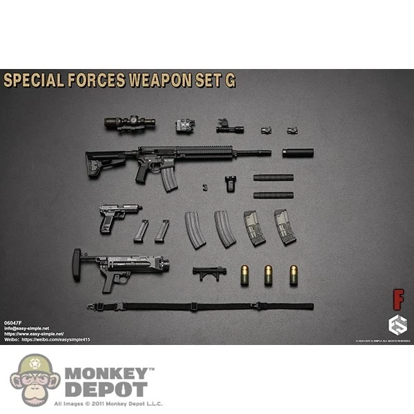 Monkey Depot - Easy Simple Special Forces Weapon Set (ES-06047)