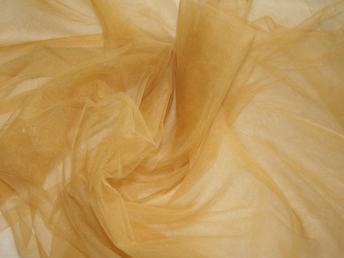 Matte Tulle Gold - fabric fabric