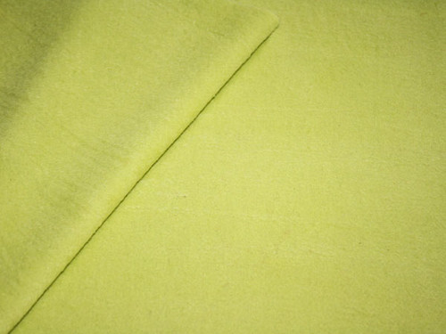 Melton Wool Yellow Green - fabric fabric