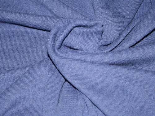 Tubular Ribbed Knit Blue A - fabric fabric