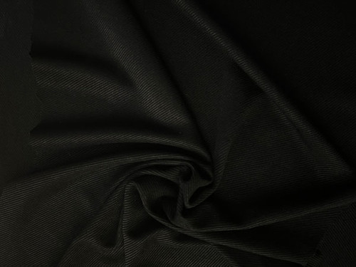 Ribbed Knit Fabric Black AC - fabric fabric