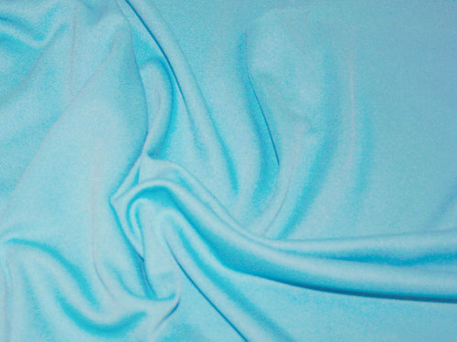 Knit Fabric Cyan Blue - fabric fabric